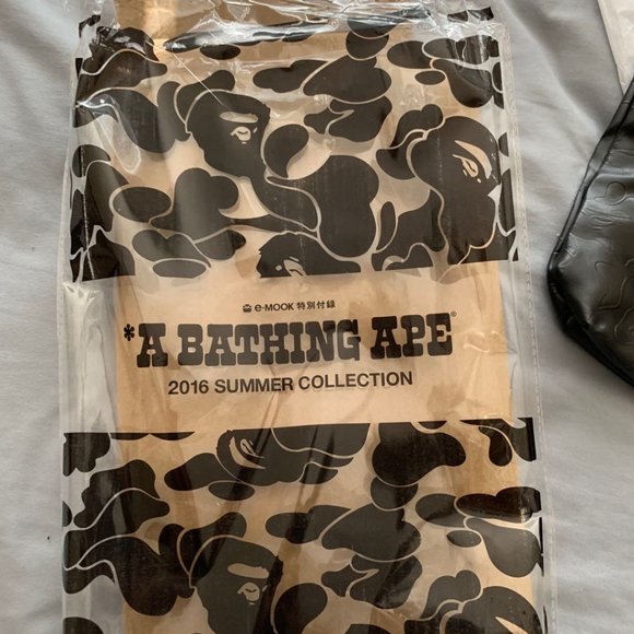Bape | Bags | Bape Leather Tote Bag | Poshmark